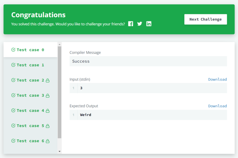 Hackerrank Day 3 Intro To Conditional Statements 30 Days Of Code Solution Egrasps